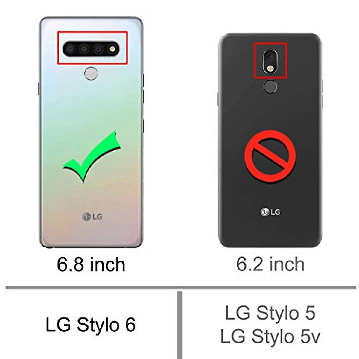 Osophter for LG Stylo 6 Case Clear Transparent Reinforced Corners TPU Shock-Absorption Flexible Cell Phone Cover for LG Stylo 6(Clear)