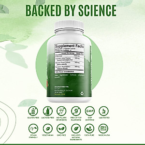 YEVANI 100% Pure D-Mannose Capsules 1000 mg with Cranberry, Hibiscus, and Dandelion Extract, Fast Acting Professional UTI Prevention Formula for Urinary Tract Health and Bladder Support