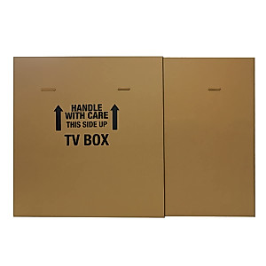 uBoxes TV Moving Box Fits Up To 70" Adjustable Box