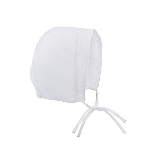 Hand Smocked Baptism Dresses for Baby Girls Christening Dresses for Baby Girl Pearl Cross Bishop Dress Baby Girls' Christening Clothing Baby Girl Baptism Dress with Bonnet White