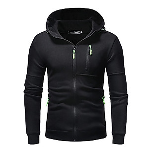Brnmxoke Friday Balck Deals 2023 Men's Hoodies Zip Up Lightweight Casual Sweatshirts Jackets Long Sleeve Sport Outdoor Pockets Hoodie Trendy Clothes Sudadera Con Capucha para Hombre