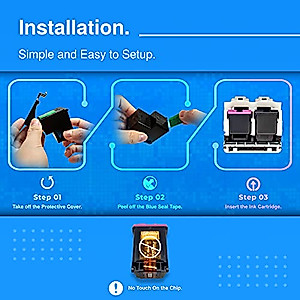 HavaTek Remanufactured 61XL Replacement for HP 61 Ink Cartridge Combo Pack for Envy 4500 5530 4502 4501 OfficeJet 4630 4635 2620 DeskJet 2540 3050 2050 1000 1010 1510 Printer (1 Black,1 Color)