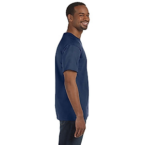 Jerzees Dri-Power Mens Active Pocket T-Shirt X-Large J Navy