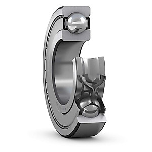 SKF 619/8-2Z Radial Bearing, Single Row, Deep Groove Design, ABEC 1 Precision, Double Shielded, Non-Contact, Normal Clearance, Steel Cage, Metric, 8mm Bore, 19mm OD, 6mm Width