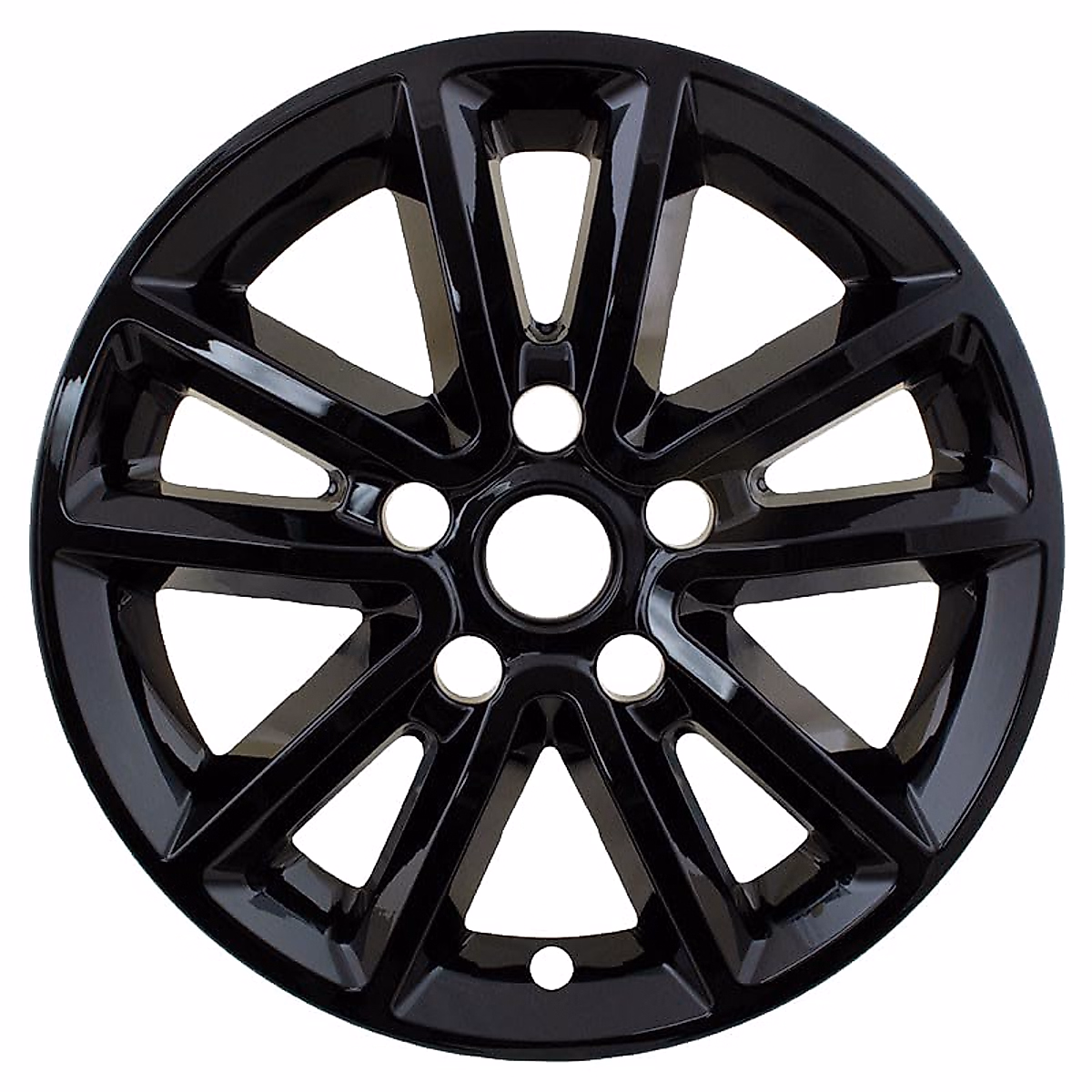 Fuel Rider Set of 4 17 Inch Gloss Black Wheel Skins Compatible with 14-19 Dodge Journey 17-19 Caravan Impostor for Style Wheel Rim Covers