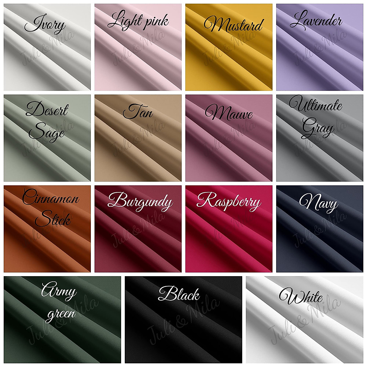 Rib Knit Fabric by The Yard Ribbed Jersey Stretchy Soft Polyester Stretch Fabric 1 Yard (Black, 2 Yards)