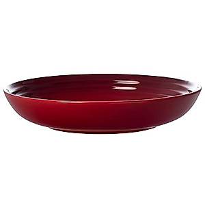 Le Creuset Stoneware Set of 4 Pasta Bowls, 8.5" each, Cerise