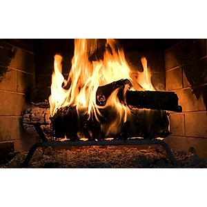 B-HOTTE 4pcs Small Gas Fireplace Logs Outdoor fireplaces