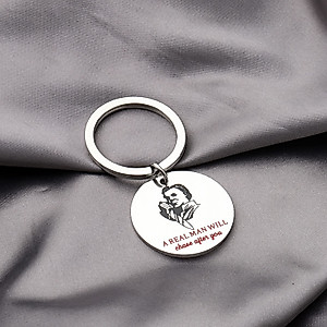 TIIMG Halloween Scary Horror Gift Slasher Keychain Horror Movie Fans Gift Gifts for Women (chase after you)