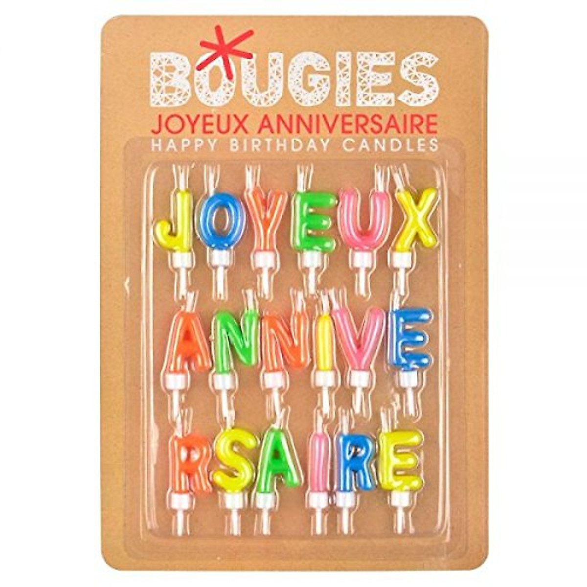 LE STUDIO】 Candle Happy Birthday Candle [Colorful]