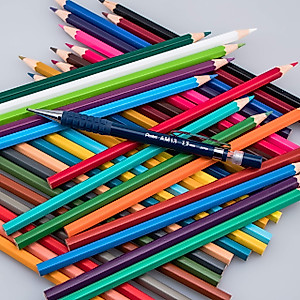 Pentel Sharp HD Mechanical Pencil (1.3mm), Dark Blue Barrel, (1) Super Hi-Polymer Lead Refill (AM13LBP)