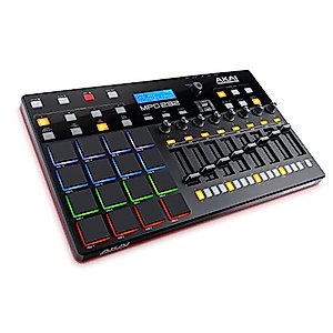 Akai Professional MPD232 | MIDI Drum Pad Controller with Software Download Package (16 pads / 8 knobs / 8 buttons / 8 faders)