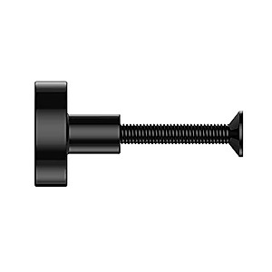 MMJKU M4 Magnetic Screw Set Computer PC Cooling Fan Mounting Screws Kit for 25mm Thickness Cooler Fans Installation with Steel Metal DIY Computer Case, Server Chassis, Mining Machine, 4pcs Black