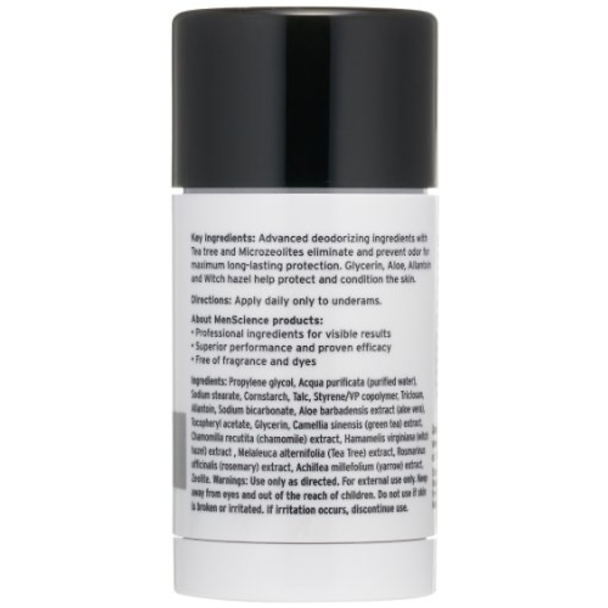 MenScience Androceuticals Advanced Deodorant, 2.6 oz (Pack of 1)