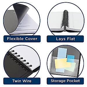 AT-A-GLANCE 2024 Appointment Book Planner, Weekly (Jan 2024-Jan 2025), 8-1/4" x 11", Large, Black (709500524)