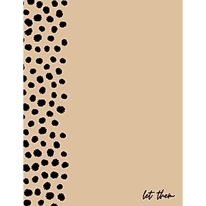 "Let them" journal with 2023 and 2024 calendar and 300 lined pages