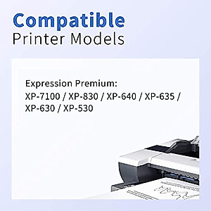 MYCARTRIDGE SUPRINT 410XL Remanufactured Ink Cartridge Replacement for EPSON 410 XL 410XL for Expression XP-7100 XP-830 XP-640 Printer Black Cyan Magenta Yellow Photo Black Combo Pack 410 XL Ink