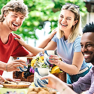 RainCaper 18/8 Stainless Steel Insulated Water Tumbler with Straw | 30oz, BPA-Free, Double Wall for Hot & Cold | Travel-Friendly, Cup Holder Ready (Hokusai The Great Wave)