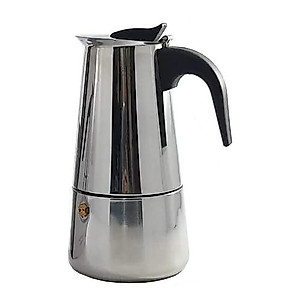 Italian Stainless Steel Coffee Maker Moka Pot: Stovetop Espresso Coffee Maker Moka Pot