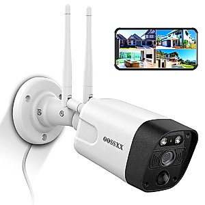 OOSSXX (Extend Camera for Wireless Camera System) 5.0MP & 130° Ultra Wide-Angle PIR Detection 2-Way Audio 2-Antennas Outdoor Home WiFi Video Surveillance