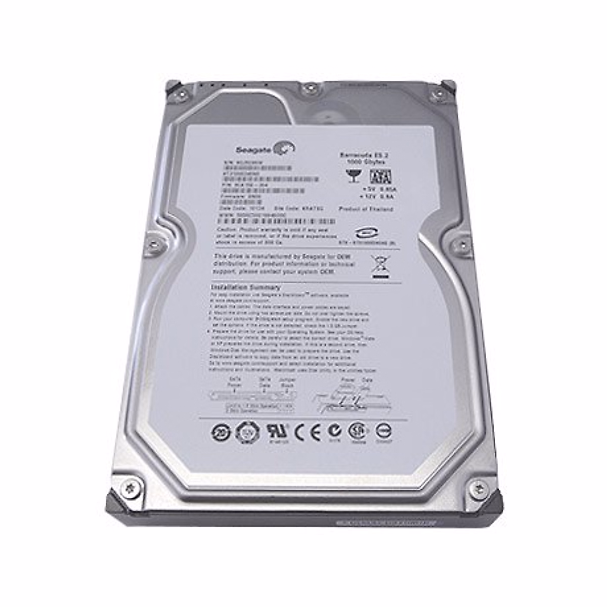 Seagate ST31000340NS Barracuda ES.2 1TB Internal SATA 3.0-Gb/s Hard Drive