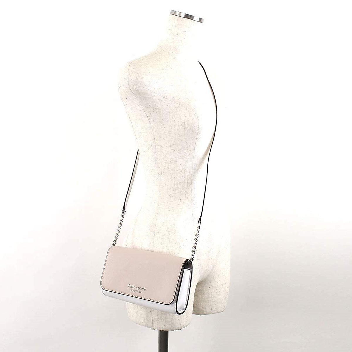 Kate Spade New York Cameron Small Flap Crossbody Purse (Warm Beige Multi)