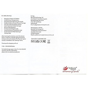 BigBuild Technology 16GB UHS-I U3 95MB/s Memory Card for Canon PowerShot SX420 is, SX430 is, SX520 HS, SX530 HS, SX540 HS, SX60 HS, SX610 HS, SX620 HS, SX710 HS, SX720 HS, SX730 HS, SX740 HS Camera