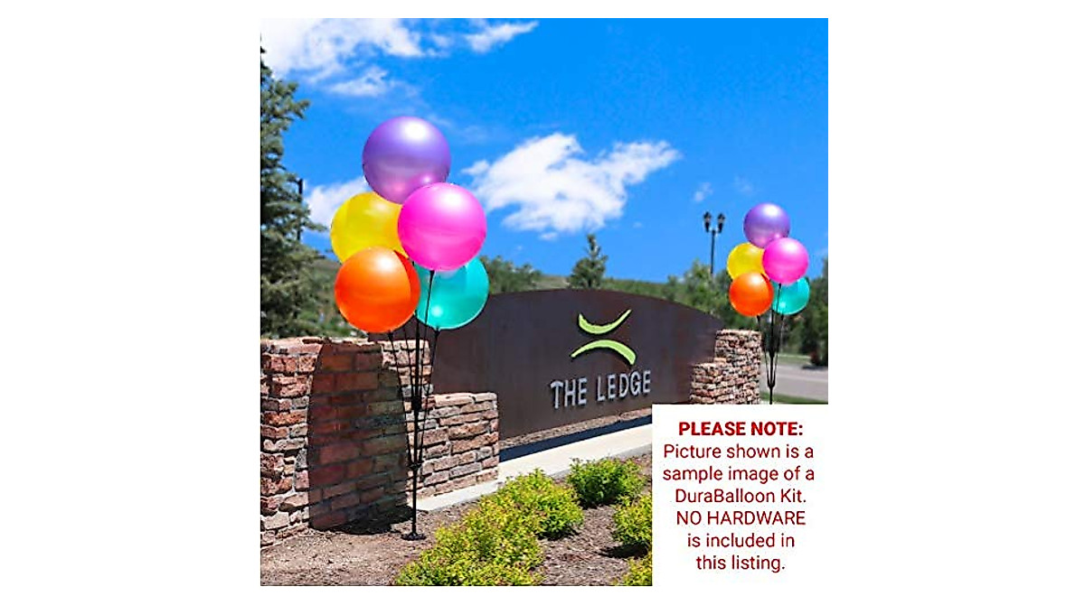 DuraBalloon Reusable Replacement Balloons - 5-Pack, Outdoor & Weatherproof