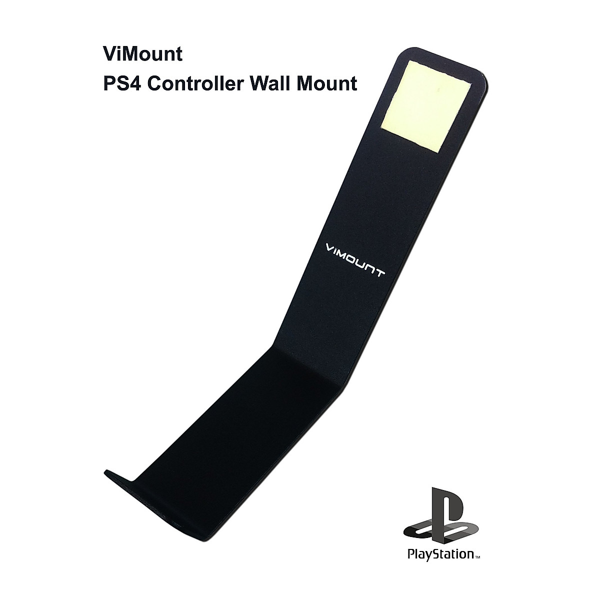 ViMount Wall Mount Compatible with PlayStation 4 PRO + 2pcs Controller Wall Mount - Black