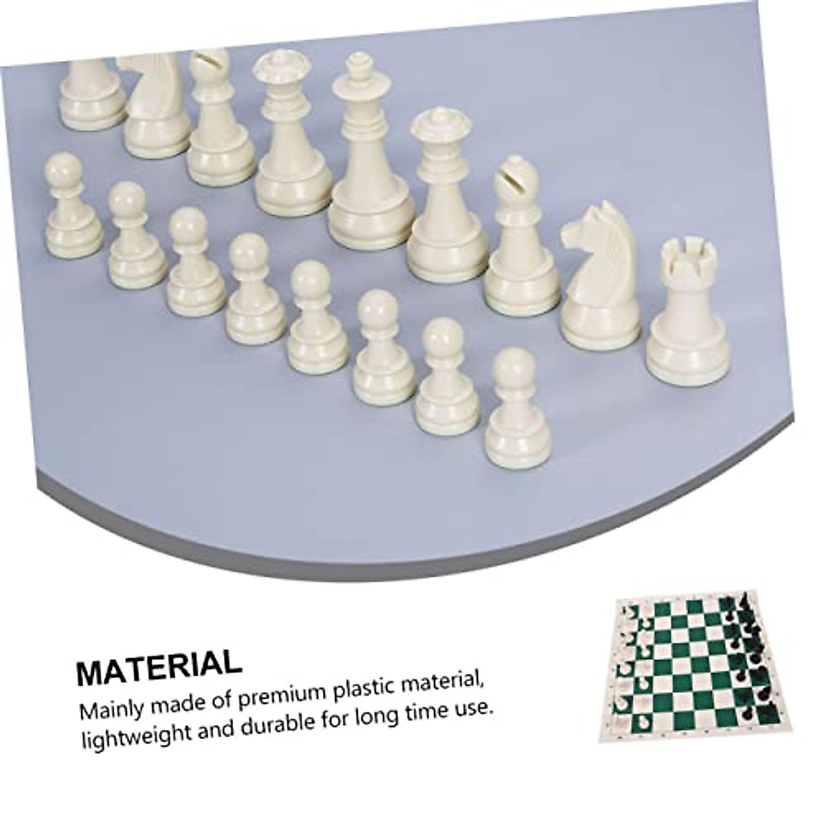 SAFIGLE 1 Set International Chess Travel Toy Magnetic Chess Board Kids Educational Toys Chess Figures International Chess Board Game Chess Toy Chess and Checkers Set Kid Competition Toy
