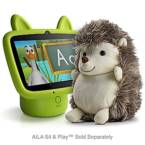 ANIMAL ISLAND AILA Sit & Play Hedgehog Plush Stuffed Animal Learning Companion