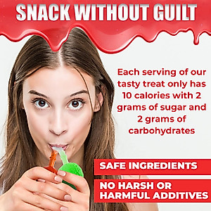 Fusion Select Jelly Fruit Snack Jelly Fruits Hit or Miss Challenge - Fruit-Shaped Jelly- Assorted Flavors, Strawberry, Orange, Apple, Pineapple, Grape, Mango (1 Bag)