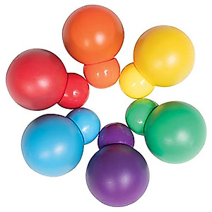 READY 2 LEARN Doodle Dabbers Dot Markers - Set of 6 Washable Colors - Non Toxic - Unique Toddler Grip - Markers for Kids