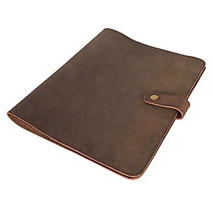 Elizo Leather Notebook Cover XL - Cahier Cover - Leather Journal Cover - Planner Cover - Leather Composition Notebook Cover - Refillable Notebook Cover - Leather Bible Cover - Fits 7.5 x 10