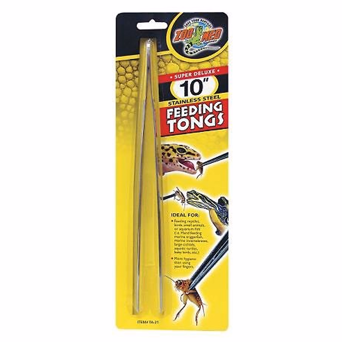 Zoo Med Super Deluxe Stainless Steel Feeding Tongs