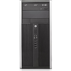 HP Elite 8300 Premium High Performance Business MiniTower Desktop PC, Intel Quad-Core i5-3470 up to 3.6GHz, 8GB DDR3, 120GB SSD + 500GB HDD, DVD, WIFI, Windows 10 Professional (Renewed)