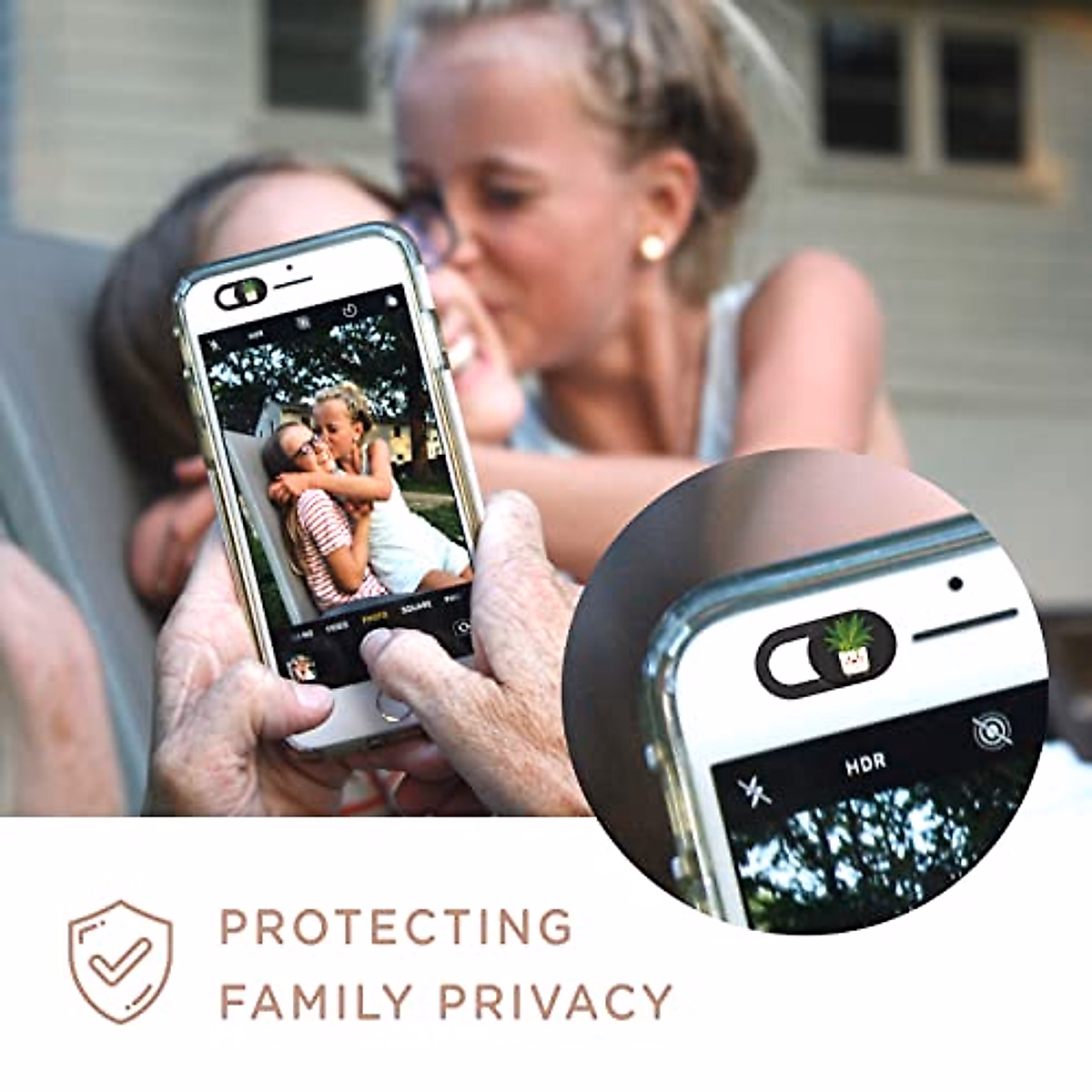 MESMOS 6pk Laptop Camera Cover Slide Cute, Laptop Accessories, Webcam Cover Slide, Phone & Computer Camera Cover Slide, Web Cam Privacy Cover, Camera Blocker. Fits MacBook Pro & Air, iPhone iPad iMac