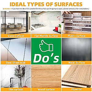 Dry Erase Whiteboard Sticker Wall Decal, Self-Adhesive White Board Peel Stick Paper for School,Office,Home,Kids Drawing with 3 Water Pen 78.7"x17.7"