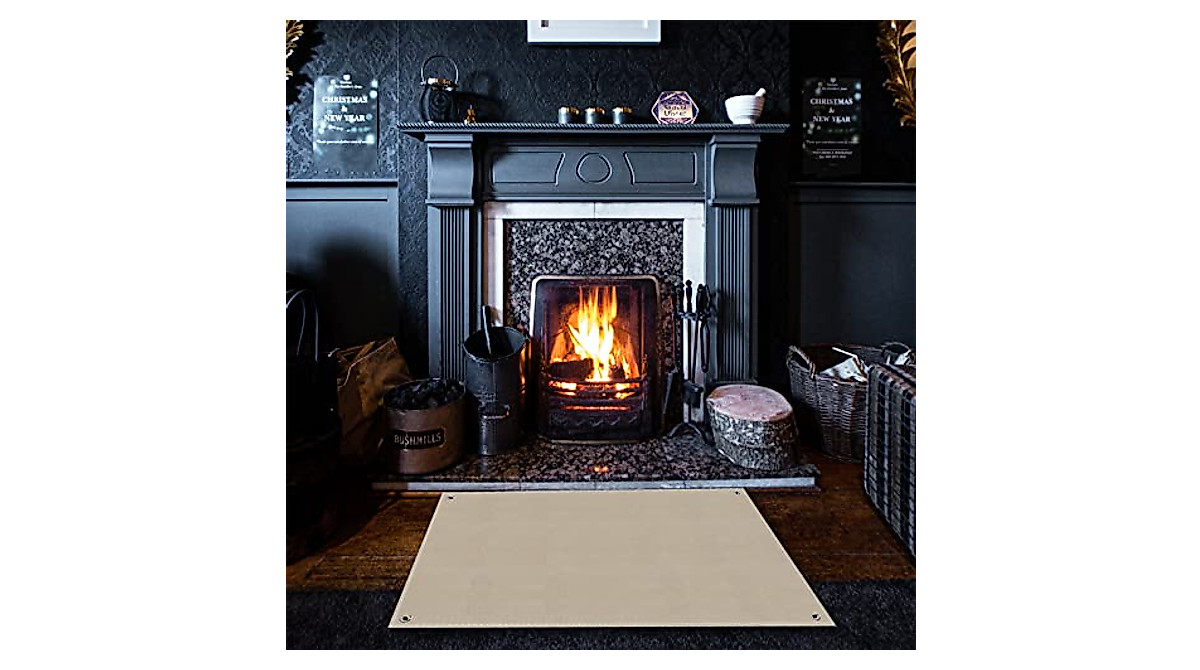 TINY SPARK Fire Pit Mat - Durable Fire-Resistant Protection