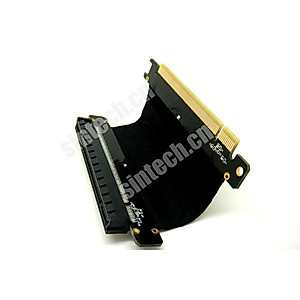 Sintech PCI-E Express X16 Riser Extend Card with High Speed Flex Cable(5cm 180Degree)
