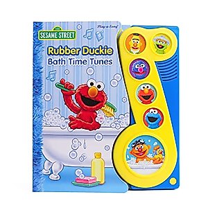 Sesame Street - Rubber Duckie Bath Time Tunes Sound Book - PI Kids (Play-A-Song)