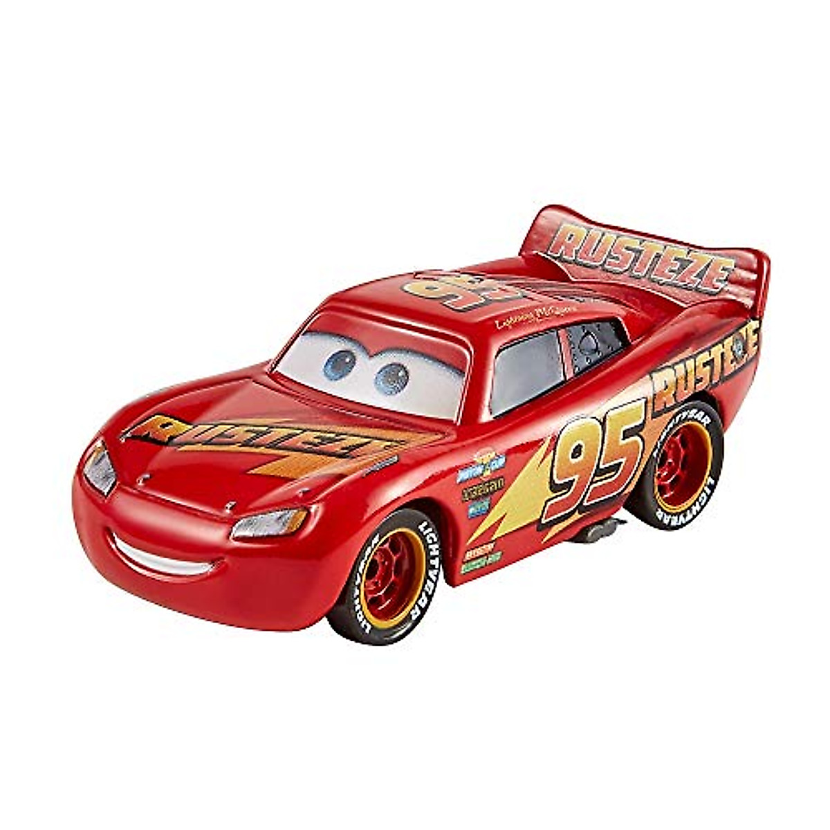 Mattel Disney Cars Toys, Radiator Springs 3-Pack of Die-Cast Toy Cars & Trucks with Lightning McQueen, Mater & Sheriff