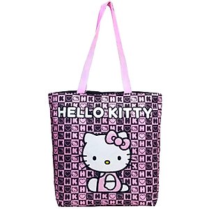Hello Kitty Dice Black Tote Bag