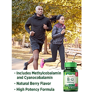 Nature's Truth B12 Vitamin 6000 mcg | 36 Tablets | Fast Dissolve Natural Berry Flavor | Vegetarian, Non-GMO & Gluten Free