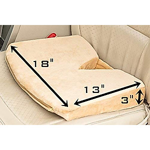 Comfort Finds Coccyx Cushion - Coccyx Seat Cushion for Back Pain Relief, Orthopedic Seat Cushion for Comfort and Tailbone Relief - Posture Wedge Cushion to Reduce Tailbone Pain and Pressure Sores