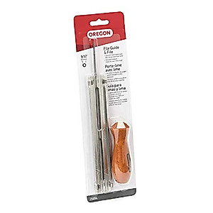 Oregon 25894 5/32-Inch Chainsaw File Guide with File, Silver,Brown