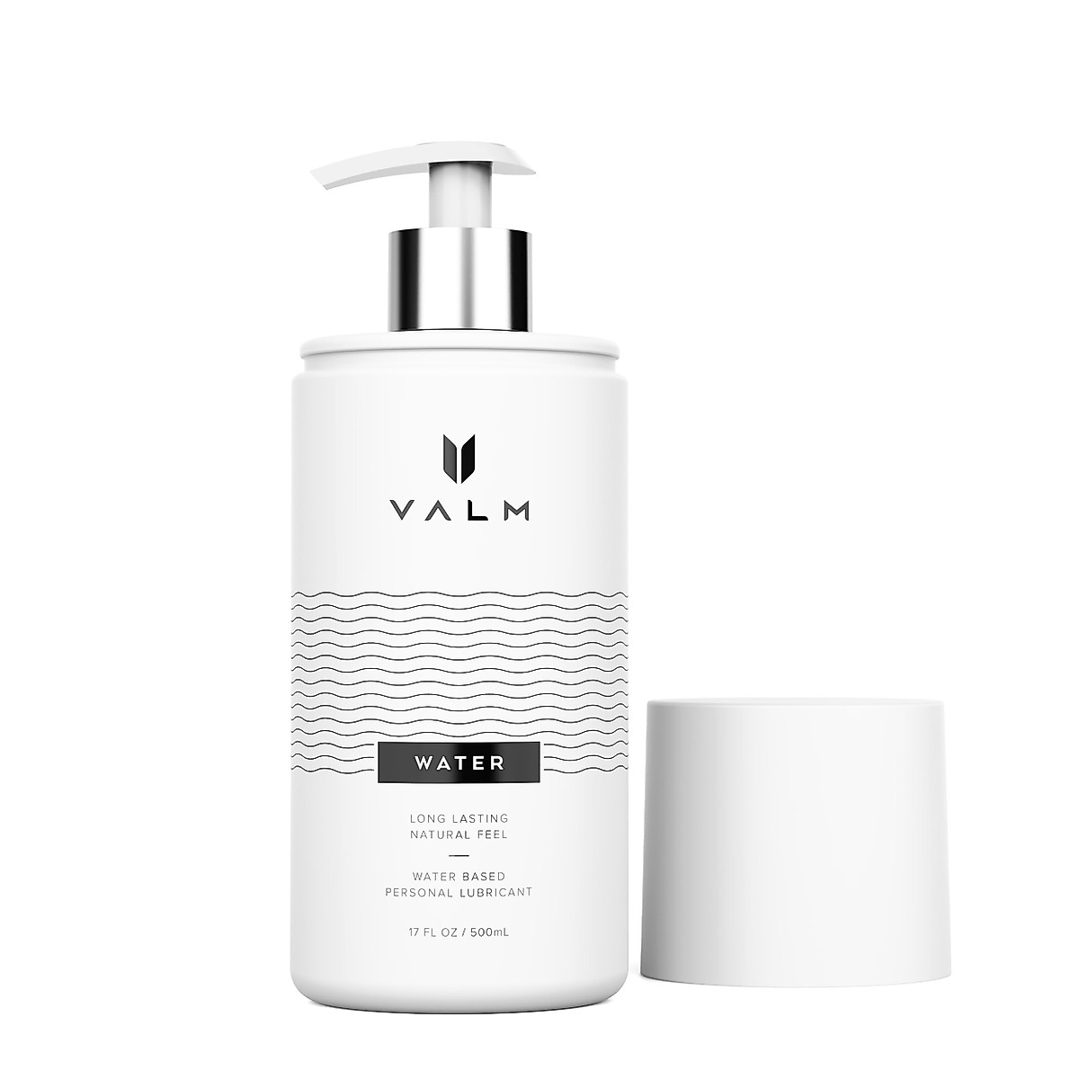 Valm Water Based Personal Lubricant - Sex Lube for Women, Men, and Couples - 17 Ounce Pump