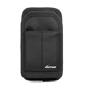 Zebra TC77 TC70 Scanner Holster Carrying Case Pouch Compatible with Zebra TC75x, TC75, TC70x, TC70, TC72, TC77 Handheld Barcode Touch Mobile Computer,Scanner Case Holder with Metal Clip and Belt Loops