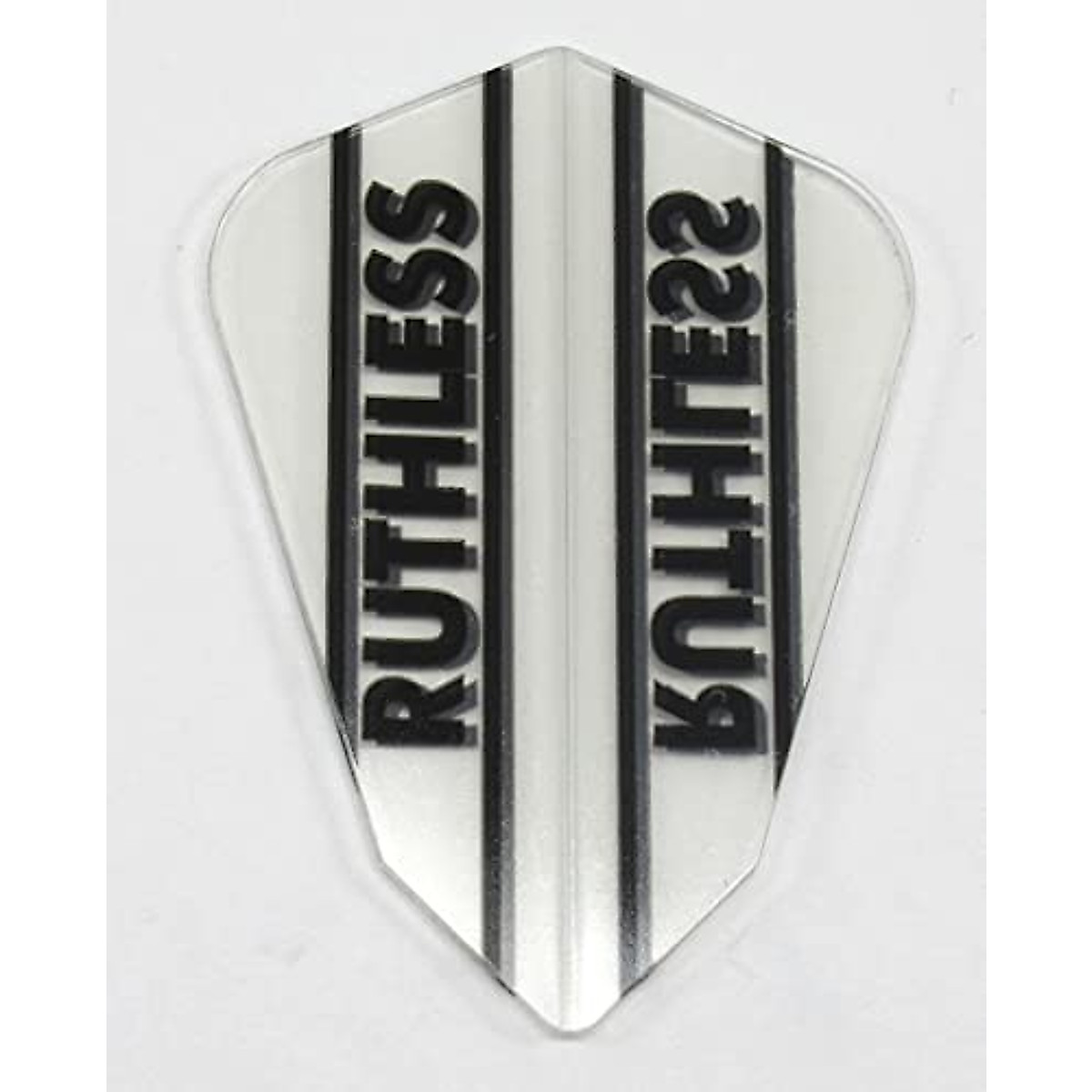 US Darts 3 Sets (9 Flights) Ruthless Clear Fantail Dart Flights - 100 Micron - Ex-Tough