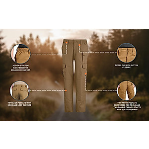 Propper Women's Uniform Tactical Pant, Coyote, Size 10 Unhemmed